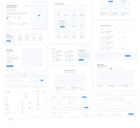 Method Wireframe Kit Blocks On Yellow Images Creative Store