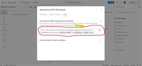 The Already Generated Collection Access Key Is Not Shown On The List Of All The Collection