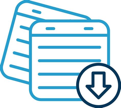 Download Line Blue Two Color Icon 44190145 Vector Art At Vecteezy