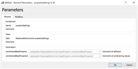 Recommended Constraining Clause Description Location Not Supported By Omedit · Issue 9863