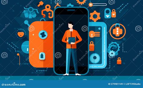 Generative Ai Verification Stock Illustration Illustration Of Phone