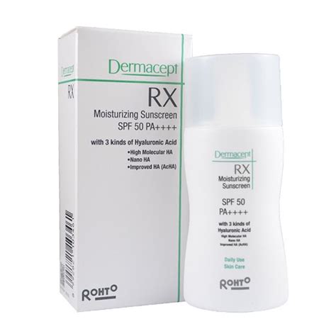 Rohto Dermacept Rx Moisturising Sunscreen Spf 50 Pa