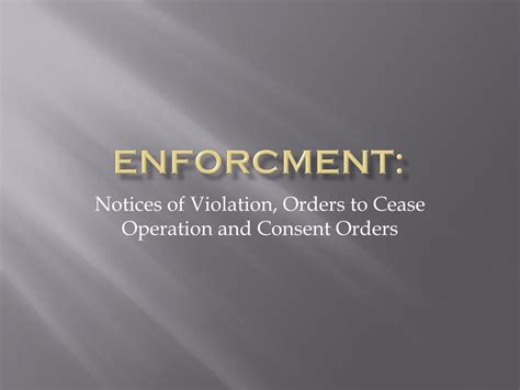 Ppt Enforcment Powerpoint Presentation Free Download Id 2303533