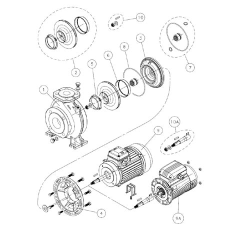 Lowara Service Kit For Fh Series Kl17ab0