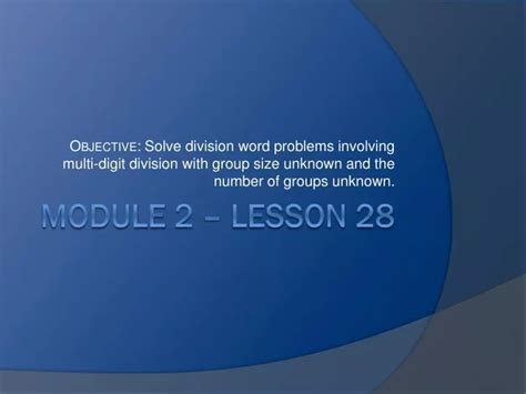 PPT Module Lesson PowerPoint Presentation Free Download ID