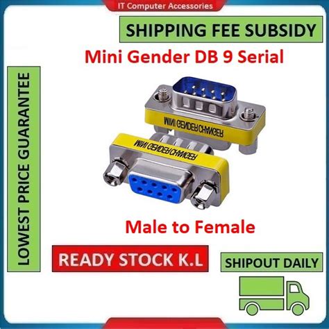 Mini Gender DB Male To Female Changer Converter Adapter Shopee Philippines