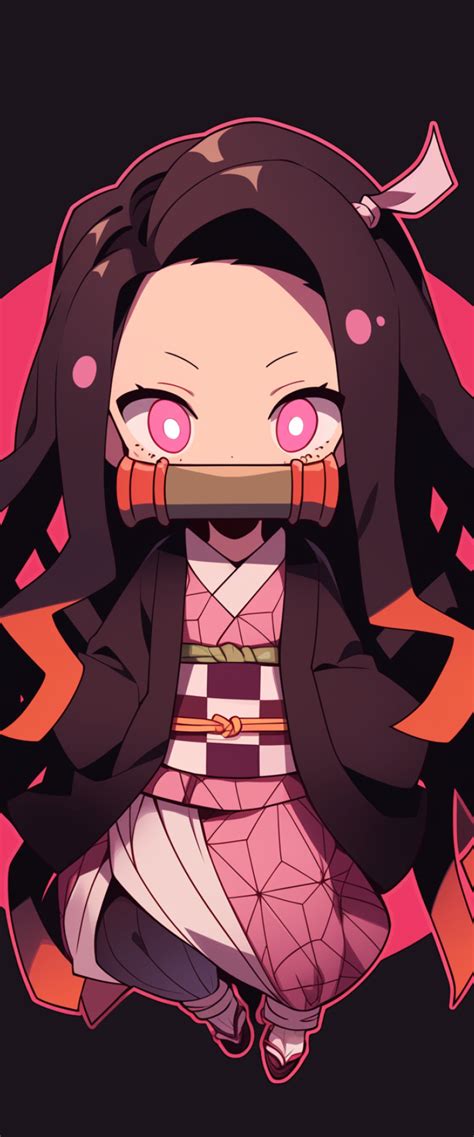 750x1800 Resolution Nezuko Kamado Cute Demon Slayer 750x1800 Resolution