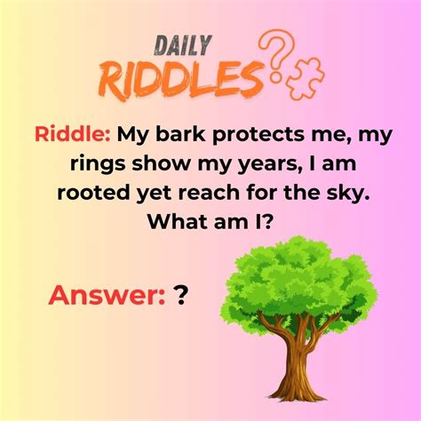 150 Tree Riddles To Grow Your Brainpower Daily Riddles