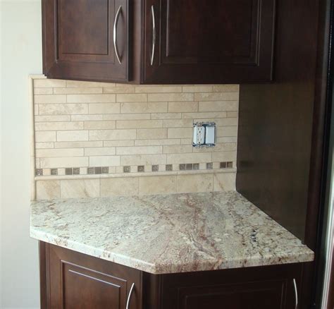 Backsplash With Pencils Look Kitchen Tiles Backsplash Kitchen