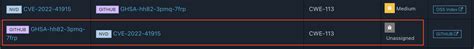 Vulnerability With Unassigned Severity · Issue 2293 · Dependencytrackdependency Track · Github