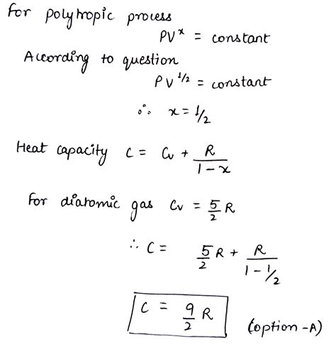 Polytropic Process Ideal Gas