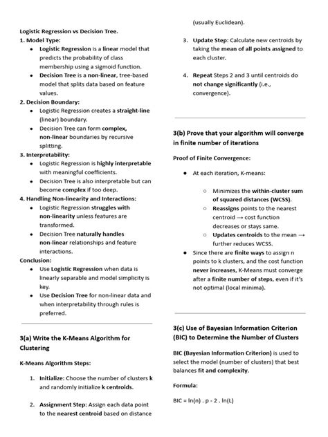 Logistic Regression Vs Decision Tree Pdf Cluster Analysis