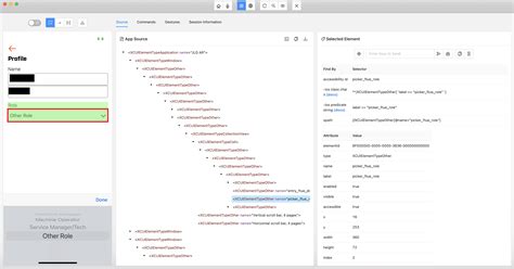 Unable To Inspect Pickerdropdown On Appium Inspectorios Support
