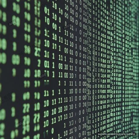 Ai创作图二进制字节 二进制数字 二进制算术编码 二进制系统 矩阵数据 计算的二进制代码 二进制编码的数字 绿色二进制代码 二进制码 二进制的