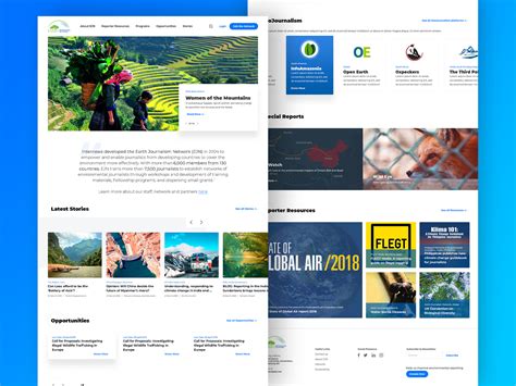 Earth Journalism Network Redesign By Sahil Sharma 🌍 On Dribbble
