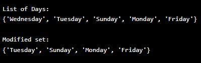 Python Sets Different Methods In Python Sets And The Syntax