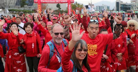 해쉬대회의 시작 레드 드레스 런