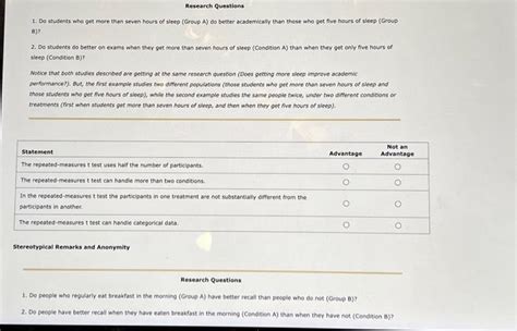 Solved 1 Engagement Activity The T Test For Two Related