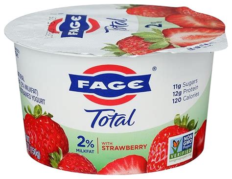 Fage Total Greek Yogurt 2 Strawberry 5 3 Oz Grocery