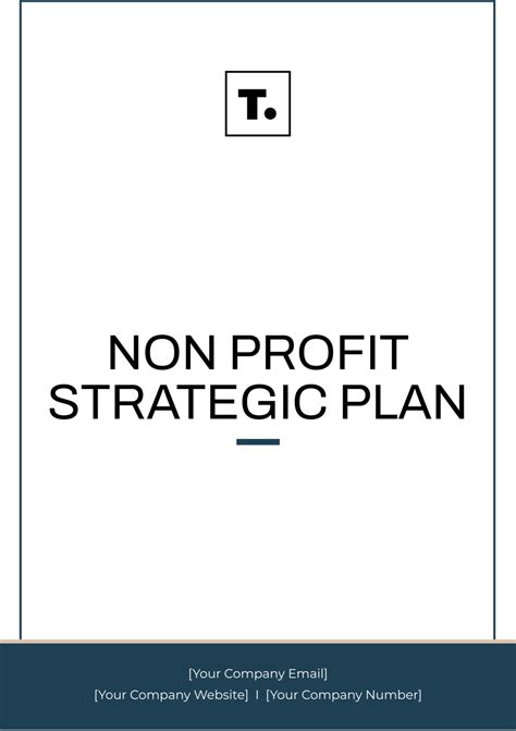 Free Non Profit Strategic Plan Template To Edit Online