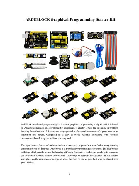 ks0086 ardublock graphical programming starter kit pdf pdf arduino