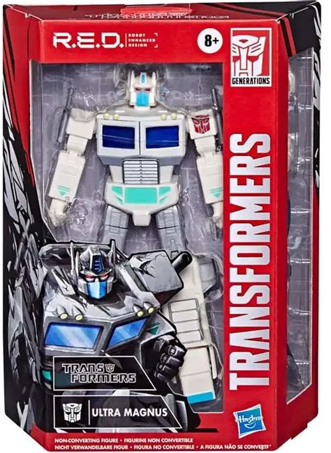 Transformers Red Robot Enhanced Design Ultra Magnus 6 Action Figure Hasbro Toywiz