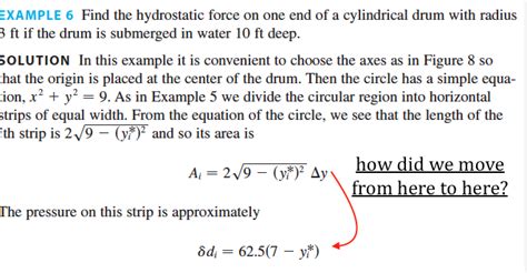 solved find the hydrostatic force on one end of a
