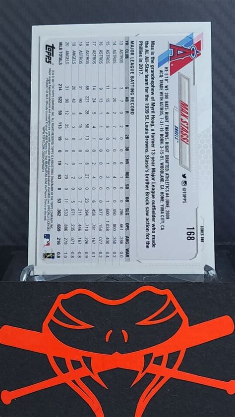 Max Stassi 2021 Topps Royal Blue Sp 168 Angels Ebay