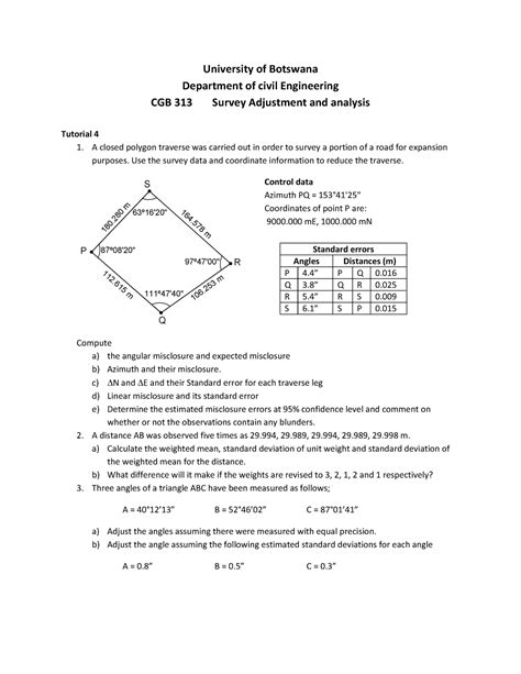 tutorial 4 the course is offered by dr maphale university of