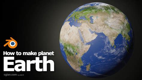 how to make a 3d planet in blender step by step