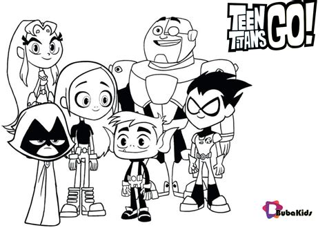 Teen Titans Coloring Pages Printable
