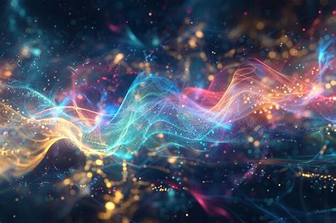 premium photo abstract visualization of quantum superposition ar