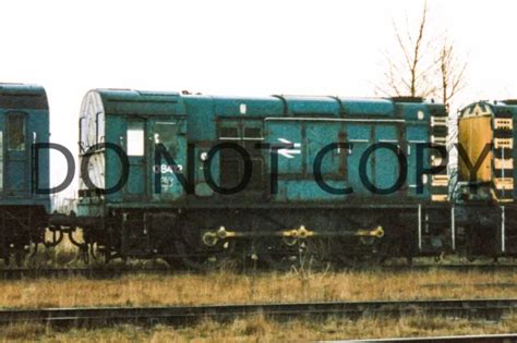 Uk Diesel Train Railway Photograph Of Class 08 08412 Loco Rm08 75 £1