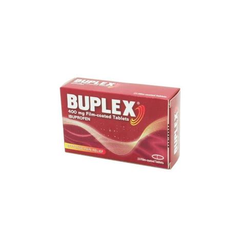 Buplex Buplex Ibuprofen Tablets 400mg 12s Johnstons Pharmacy