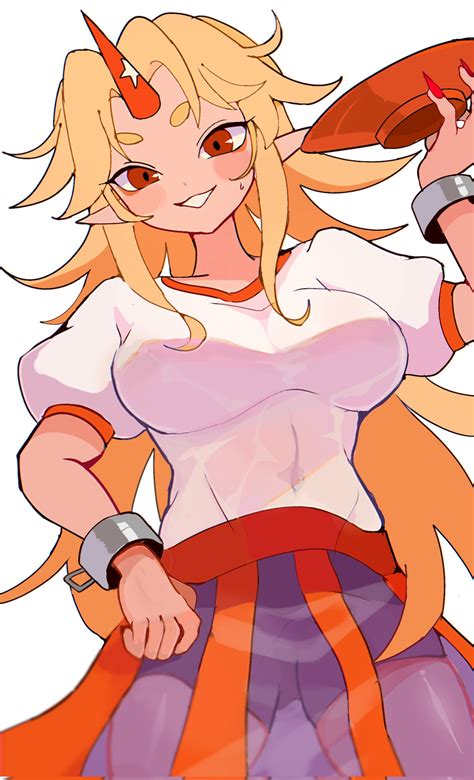 Hoshiguma Yuugi Touhou Drawn By Comkdom Danbooru