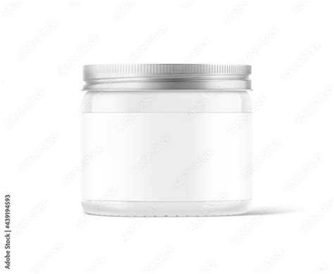 Blank Package Jar Mockup Vector Illustration Isolated On White Background Can Be Use For Your