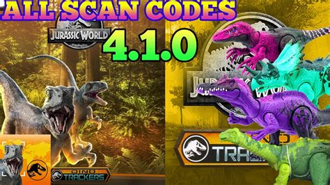 Jurassic World Dinotrackers 2023 Facts App Scan Codes All Dinosaurs