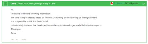 MMWCAS RF EVM How To Obtain Absolute Timestamps For The MMWCAS RF EVM Cascade Board Sensors