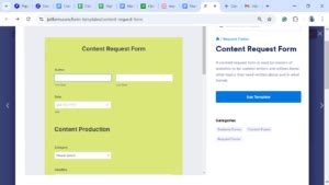 Free Marketing Request Form Templates ClickUp