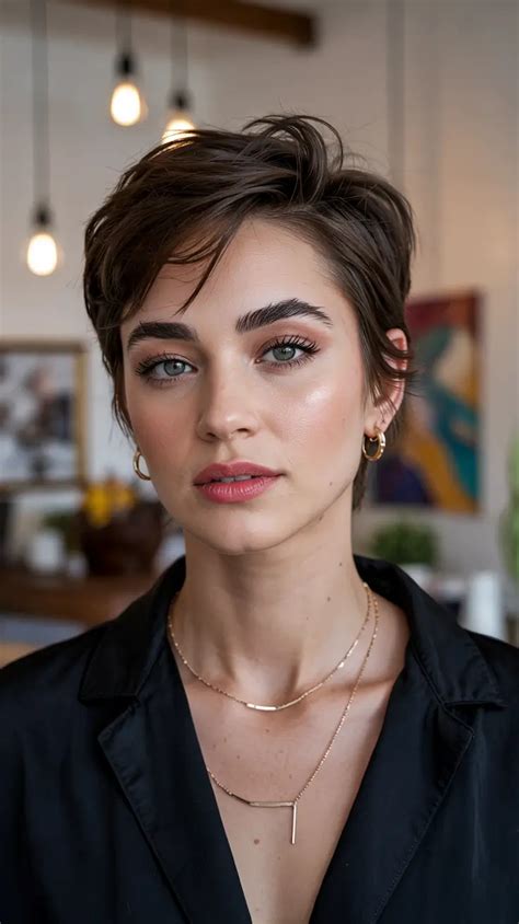 Fall Pixie Haircut 2025 Top Short And Messy Autumn Styles