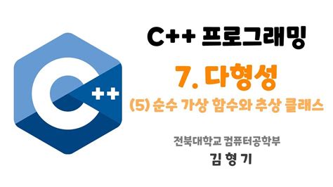 C Programming 7 Polymorphism 5 Pure Virtual Function