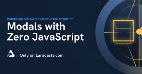 Modals With Zero Javascript