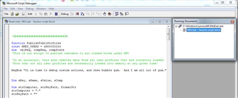 Debugging Vbscript Custom Actions Fact Or Fiction