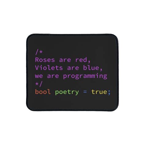 Poetic Programming Mouse Pad Mouse Pad Weirdpeoples Artistshop