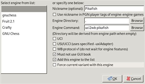 Linux Use Pikafish With XBoard Guide Official Pikafish Pikafish Discussion GitHub