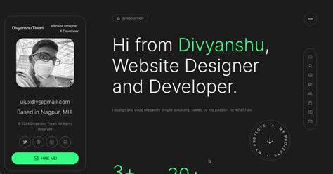 [video] divyanshu tiwari on linkedin webdev ux portfolio freelance