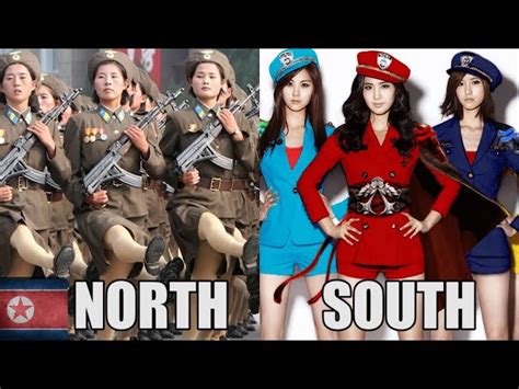 North Korean Girls Vs South Korean Girls
