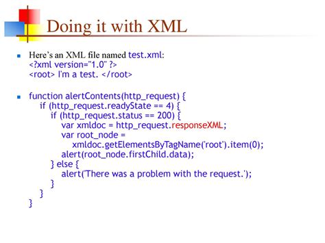 Ajax With Xml 23 Feb Ppt Download