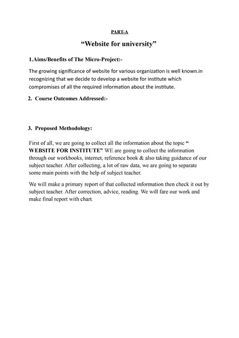 wpd microproject web page design micro project part a “website for