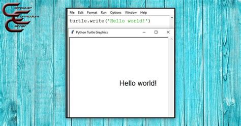How Can I Print Hello World Python Turtles Write Function